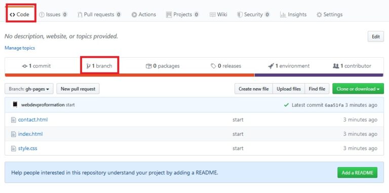 Mettre en ligne son site sur github pages | webdevpro.net