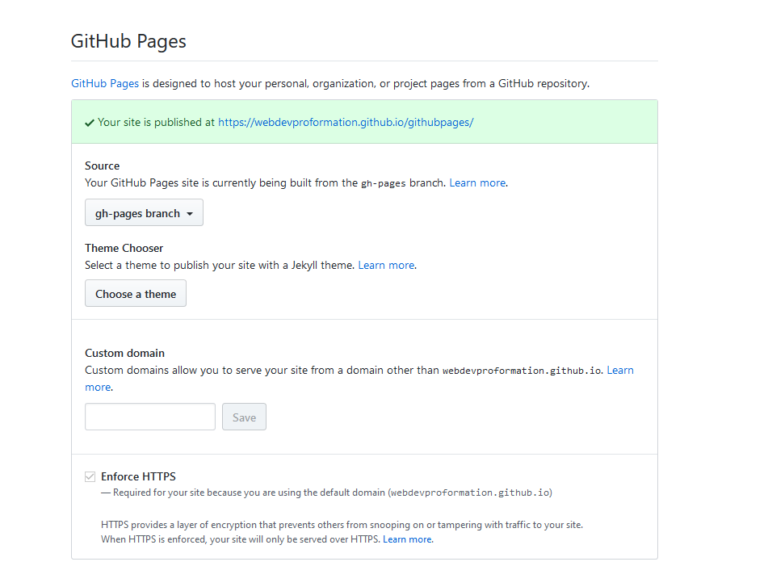 Mettre en ligne son site sur github pages | webdevpro.net