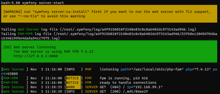 Utiliser Symfony dans Docker | webdevpro.net Utiliser Symfony dans Docker | webdevpro.net